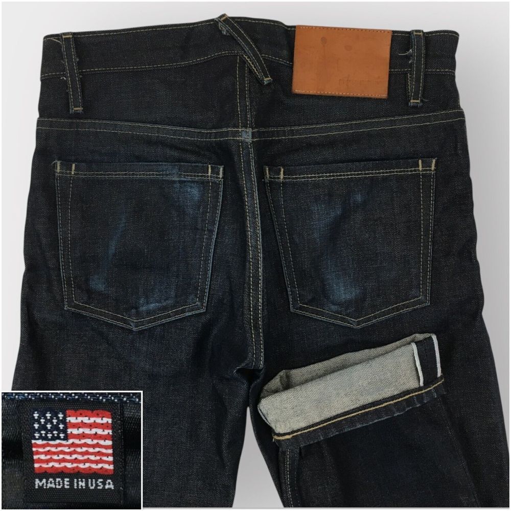 DYER & JENKINS Selvedge Denim Jeans‎ Mens Size 28 X 3… - Gem
